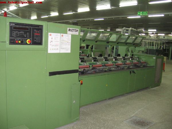 .::TekstilPortal::. Rieter Draw Frame, Unilap, Combed Machines for sale ...